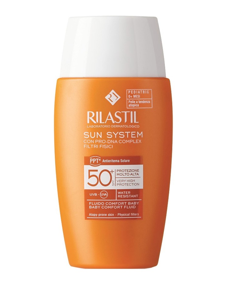Emulsión fluida fase acuosa externa 50+ Baby Comfort 50 ml Rilastil Sun ...